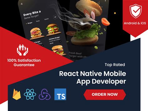 React Native Mobile Application Both For Android And Ios In React