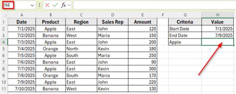 How To Use Sumifs With Date Range And Multiple Criteria In Excel