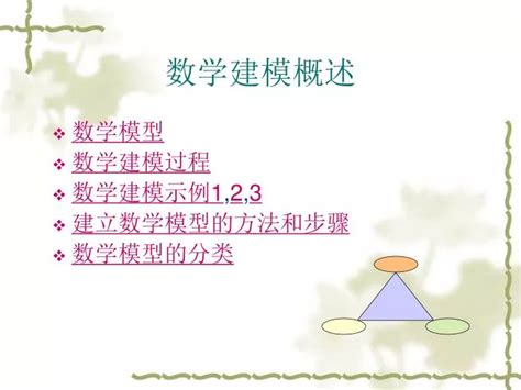 PPT 数学建模概述 PowerPoint Presentation free download ID 5127705