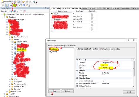 How To Set Unique Constraint In Sql Server 2008 Stack Overflow