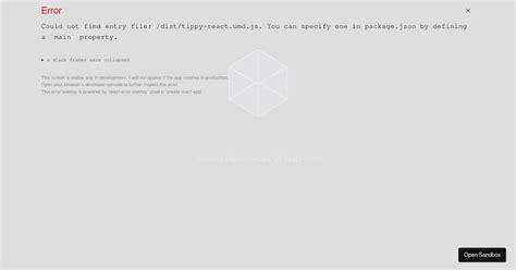 Tippyjs React Codesandbox