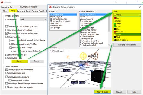 AutoCAD Basics Change The Background Colour Clint Brown