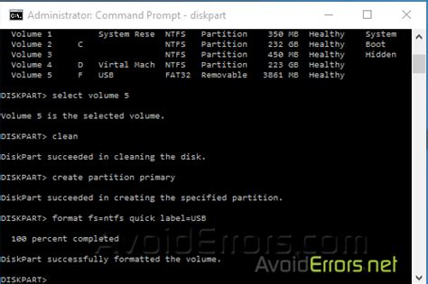 How To Format A Hard Drive Using Command Prompt AvoidErrors