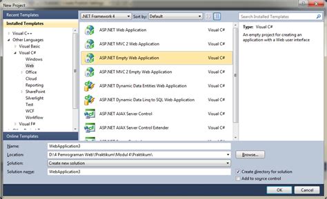 Membuat Database Pada Visual Studio 2010 Vikachew09