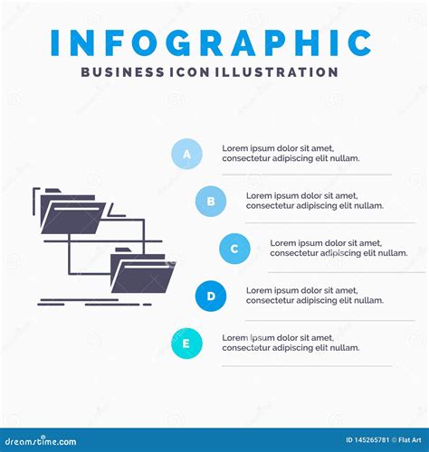 Folder File Management Move Copy Infographics Template For Website
