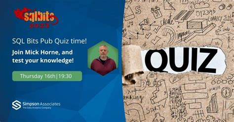 Simpson Associates On Linkedin Sqlbits Dataanalytics