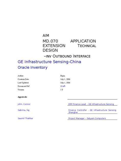 md070 inv outbound interface pdf oracle database information