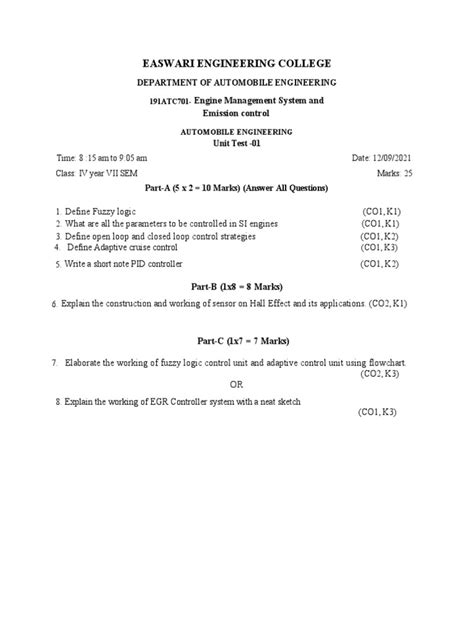 Evms Unit Test 1 New Pdf