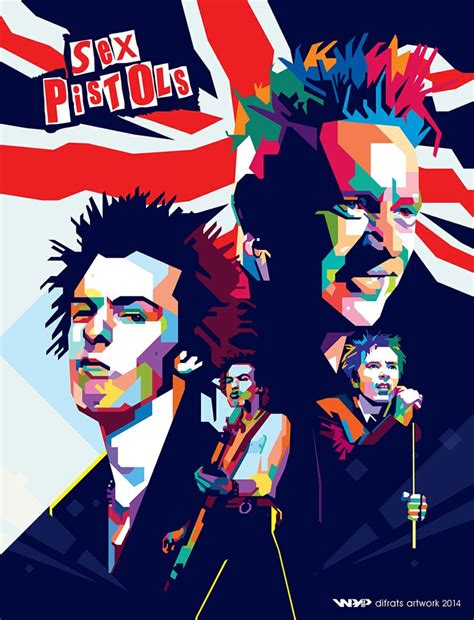 Sid Vicious Johnny Rotten Wpap By Difrats Art Vector Tracing