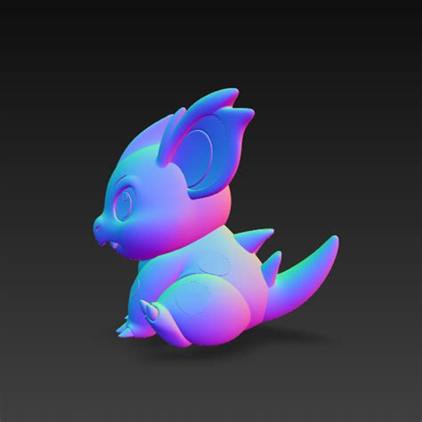 🐉 Nidorina Pokemon・ Stl File For 3d Printing・cults