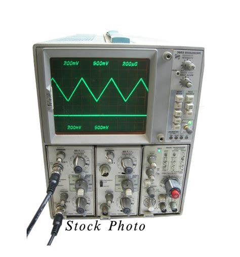 Tektronix 7603 100 Mhz Oscilloscope Mainframe 3 Plug In Slots