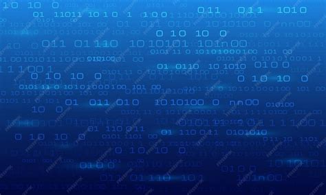 Premium Vector Binary Code Software Programming Digital Technology