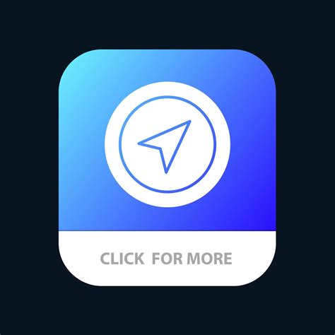Location Map Pointer Pin Mobile App Button Android And Ios Glyph