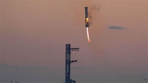 Spacex Rocket Booster Makes Successful Landing After Test Launch As