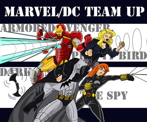 Marvel And Dc Team Up By Deadman0087 On Deviantart