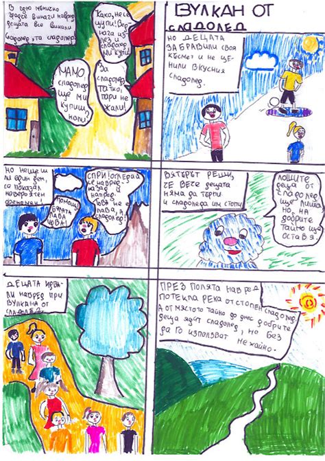 Вулкан от сладолед