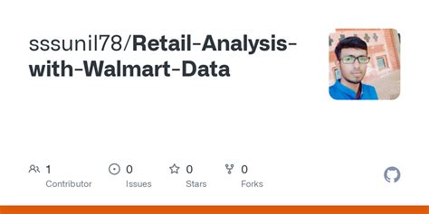 Github Sssunil78 Retail Analysis With Walmart Data