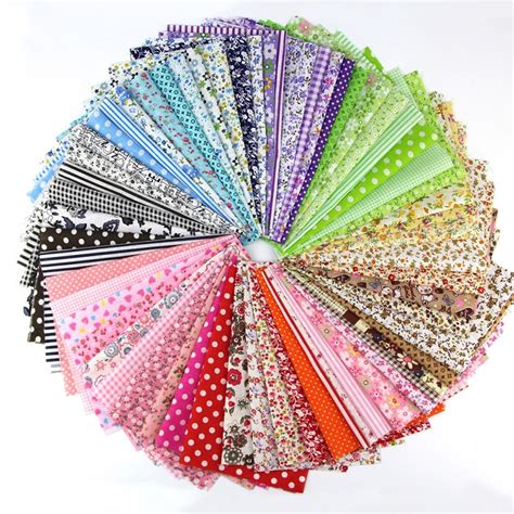50 Pcs Cotton Fabric Splicing Cloth Patchwork Hand Vicedeal 50 Pcs Cotton Fabric Splicing Cloth Patchwork Hand Vicedeal