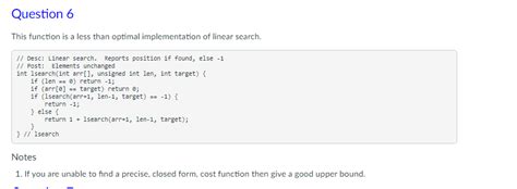 Solved Modify The Function To Count The Number Of Operations