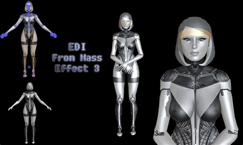 Mmd Mass Effect Edi The Ai By Tokami Fuko On Deviantart