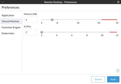 Virtual Machine Macos And Linux Rancher Desktop Docs