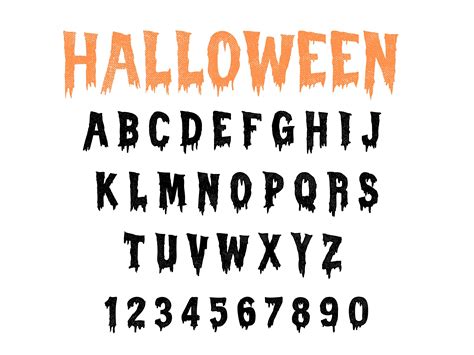 Halloween Font Spooky Halloween Font Witch Fonts Halloween Ttf Fonts Svg Font Cricut