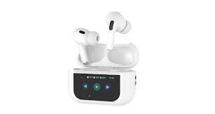 Porodo Blue Airpods Pro Style Earbuds Pro Touch Display Anc Enc Ibay