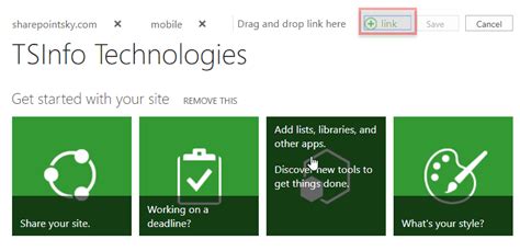 customize quick launch navigation in sharepoint spguides