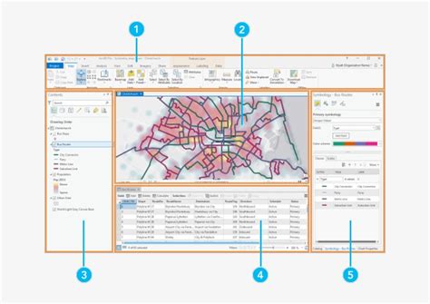 The Arcgis Pro User Interface With Different Components Arcgis Png