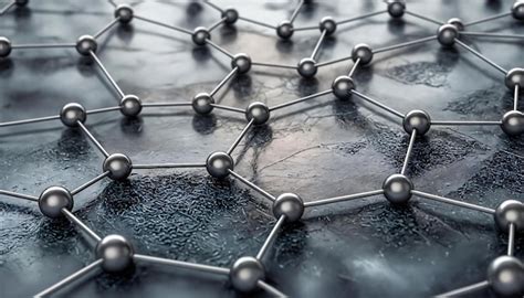 Molecular Graphene Or Carbon Sheet With Atomic Structure Nanotechnology