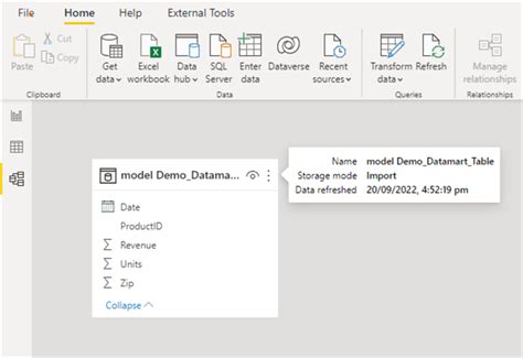 Connect Power Bi Desktop To A Power Bi Datamart