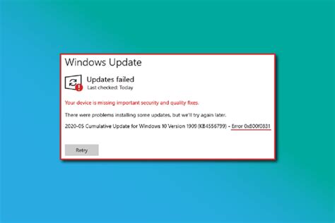Fix 0x800f0831 Windows 10 Update Error Techcult