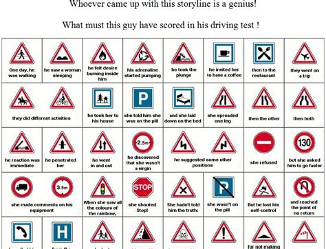 Laugh Alert Safe Sex Driving Signs