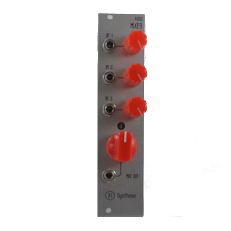 Ai002 Audio And Cv Mixer Ai Synthesis