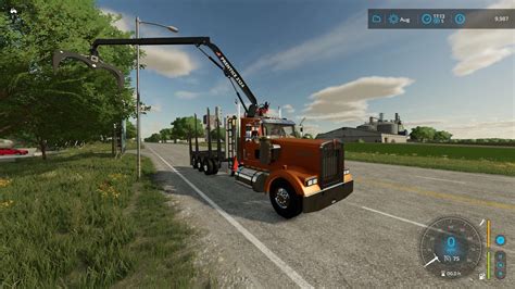 Kenworth W900 Log Truck V1 0 Fs22 Mod Farming Simulator 22 Mod