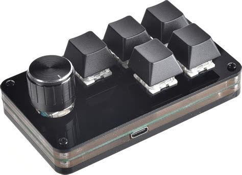 Amazon GMBYLBY Macro Mechanical Keyboard Keys Keyboard With Knob Design