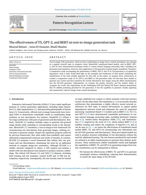 The Effectiveness Of T5 Gpt 2 And Bert On Text To Image Generation