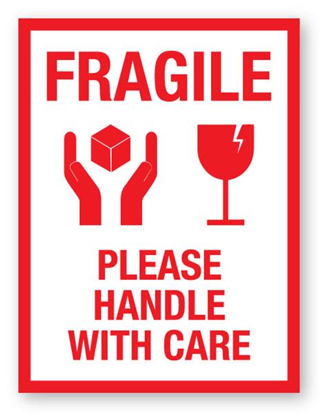Fragile Logo Red