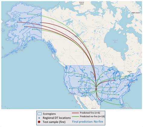 Flow Map Showing Which Spatial Regions Near And Distant Contributed