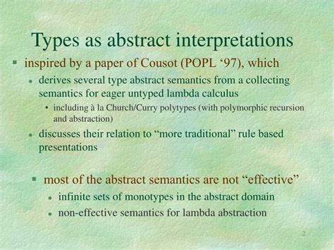 Ppt Some Abstract Interpreters For Type Inference Powerpoint Presentation Id1296719