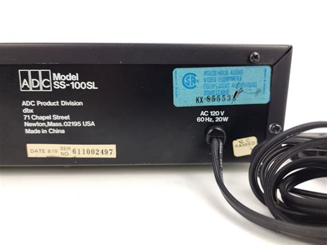 Adc Ss 100sl 10 Band Stereo Frequency Equalizer Spectrum Analyzer Tekrevolt