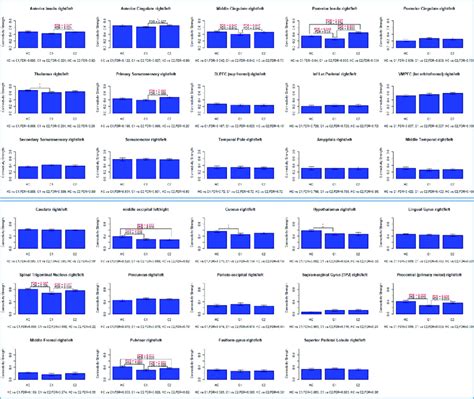 Bar Graphs Showing The Connectivity Strength For 29 Homotopic Regions Download Scientific