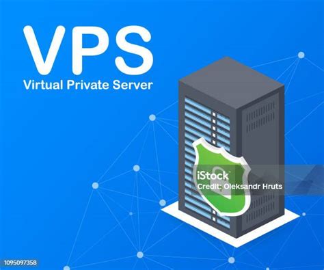 Vps Virtual Private Server Web Hosting Services Infrastructure Technology Vector Illustration