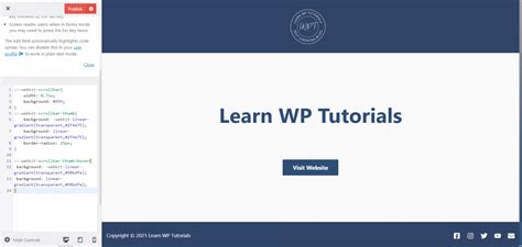 How To Make Custom Scroll Bar In Wordpress And Elementor For Free