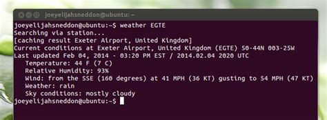 The Geeky Way To Get Weather Forecasts On Linux Omg Ubuntu