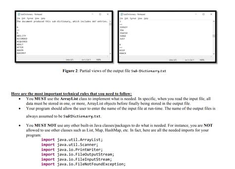 Part 1 Arraylist And File Io Sub Dictionary Creator