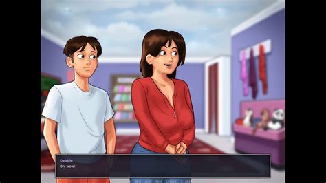 Summertime Saga Milf Kissing A Guy In The Dressing Room Ep