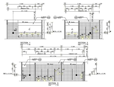 Toilet Detail Autocad Drawing