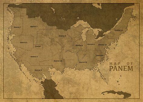 Hunger Games Districts Map