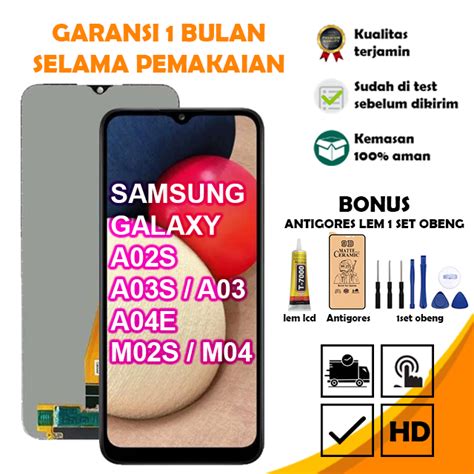 Jual [ Original ] Lcd Sam Sung A03s A02s A03 A04e M02s M04 A037 A025 A035 A042 M025 M045 Fullset